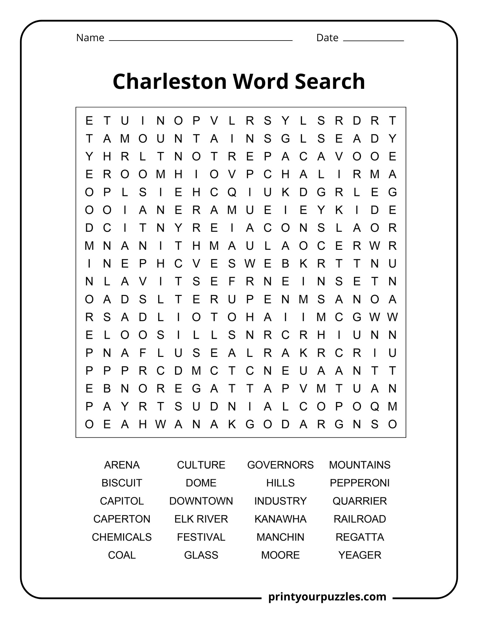 Word Searches | Print Your Puzzles