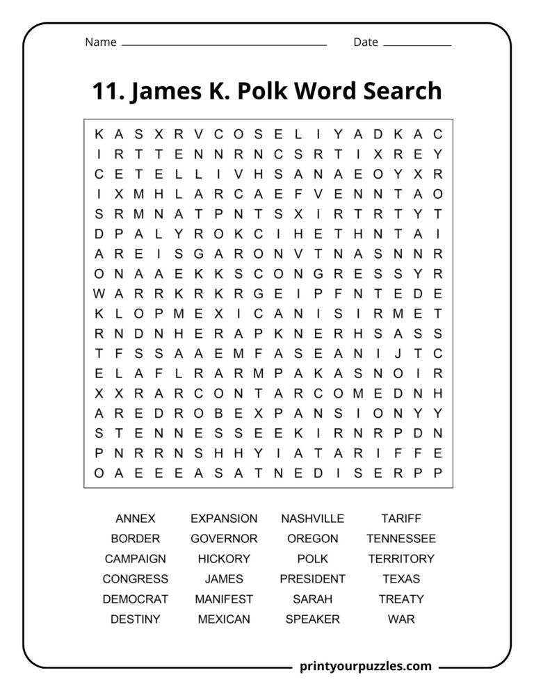 Word Searches | Print Your Puzzles