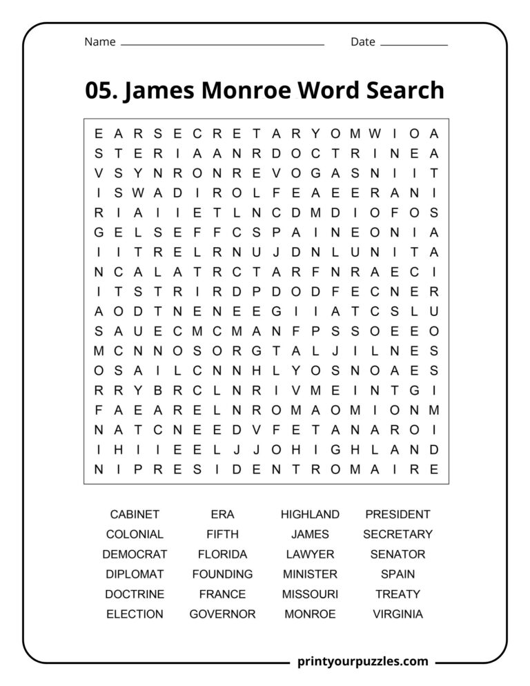 Word Searches | Print Your Puzzles